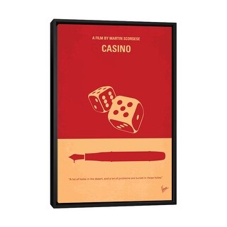 iCanvas "Casino Minimal Movie Poster" by Chungkong Framed Canvas Print - Bed Bath & Beyond ...